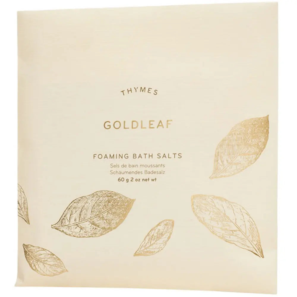 Goldleaf Foaming Bath Salts Envelope - Greenhouse Home