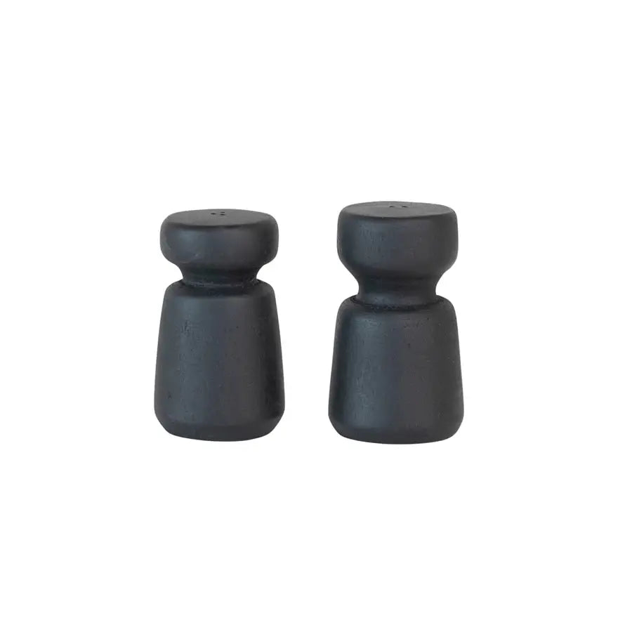 Mango Wood Salt & Pepper Shakers - Greenhouse Home
