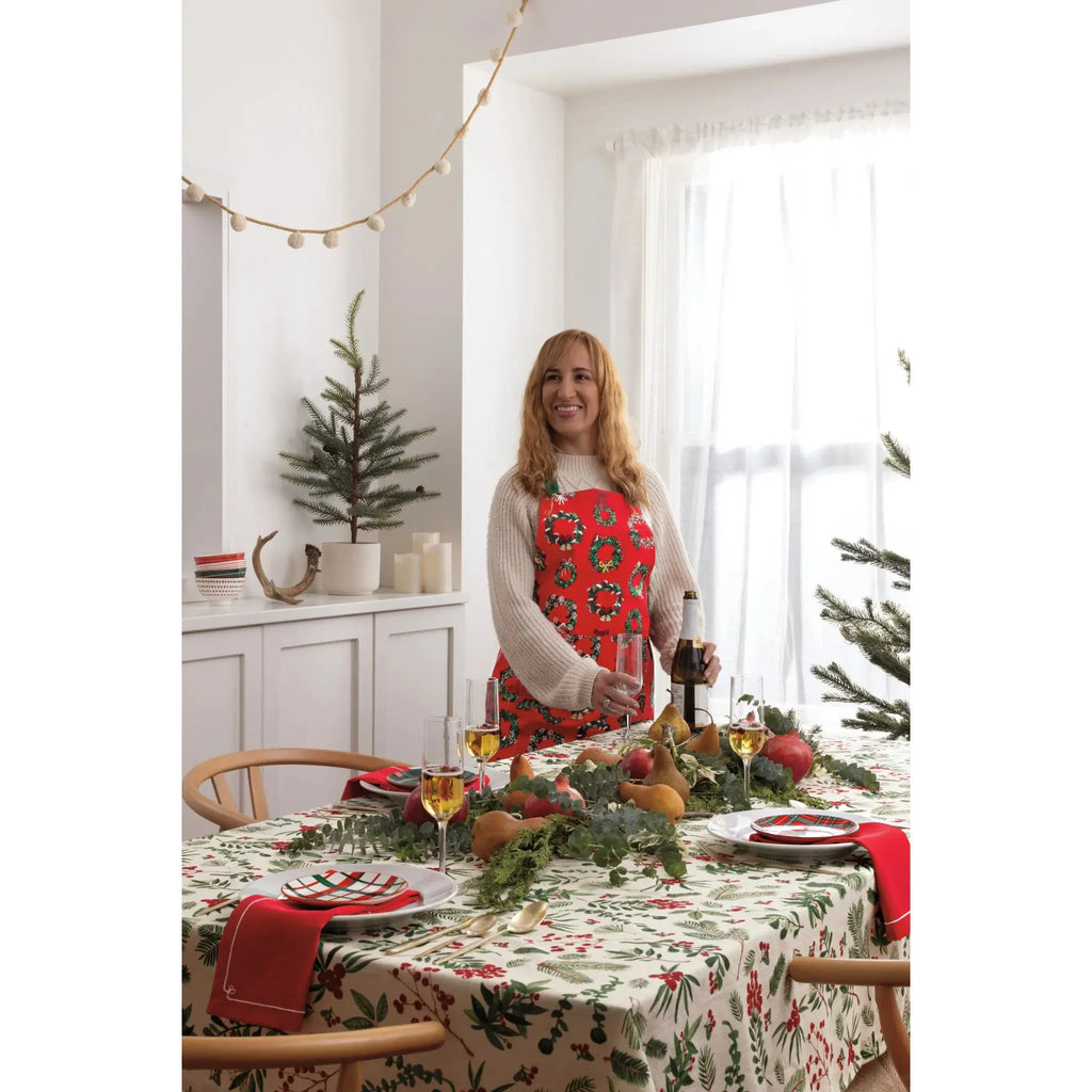 Winterberry Printed Tablecloth - 60 x 90" - Greenhouse Home